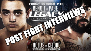 Legacy 24 Post Fight Interviews - The Official Website of Mike "The ...