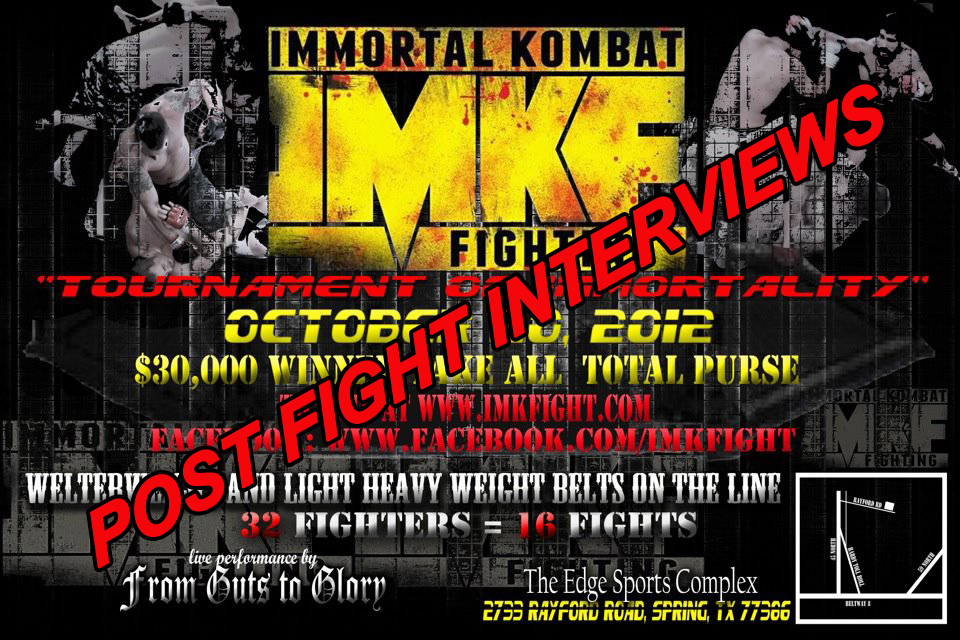 IMKF 4 Post Fight Interviews - The Official Website of Mike "The Truth ...
